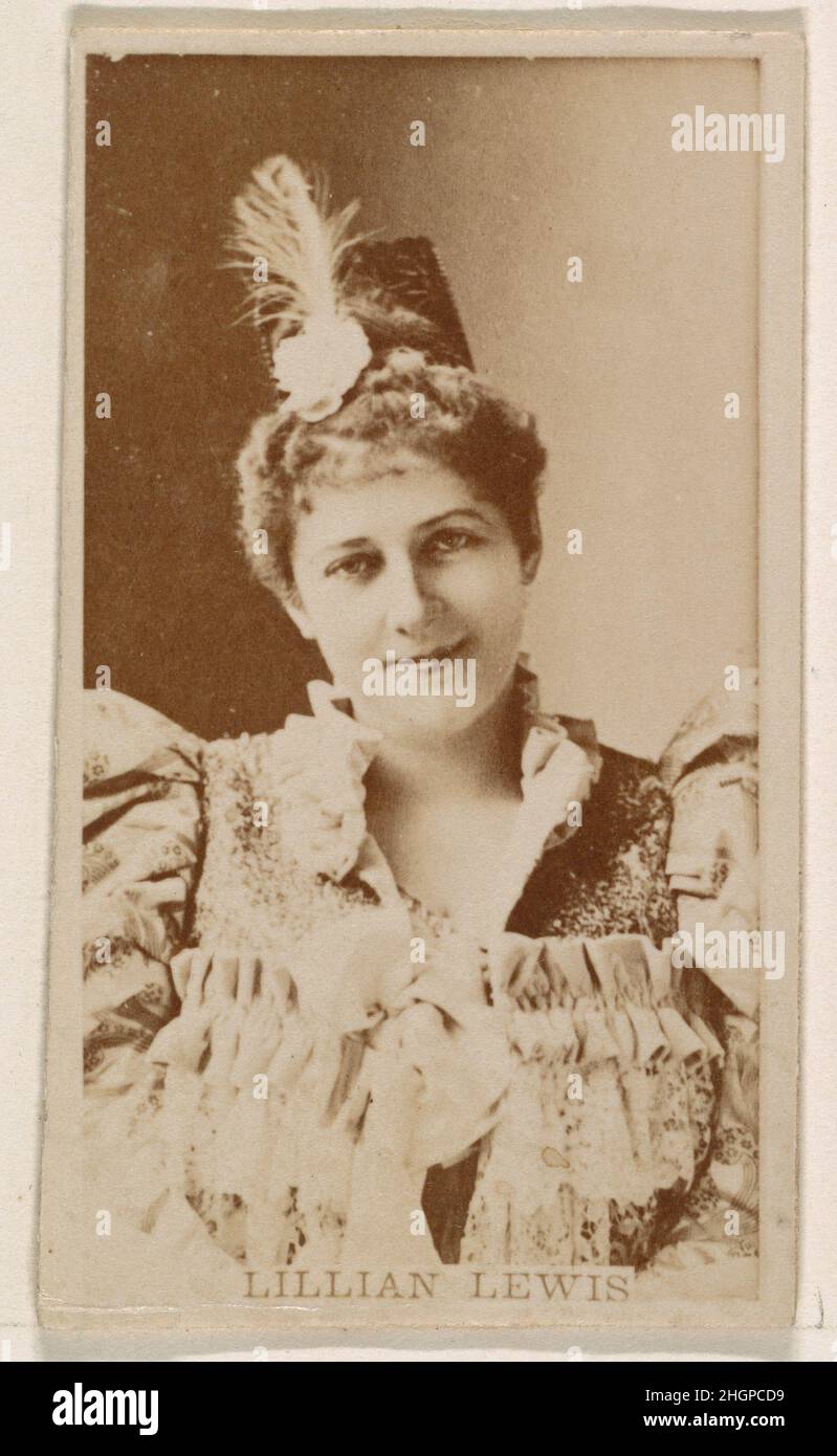 Lillian Lewis, from the Actresses series (N245) issued by Kinney ...