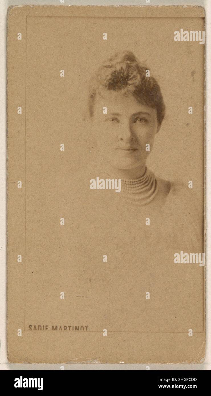 Sadie Martinot, from the Actresses series (N245) issued by Kinney ...