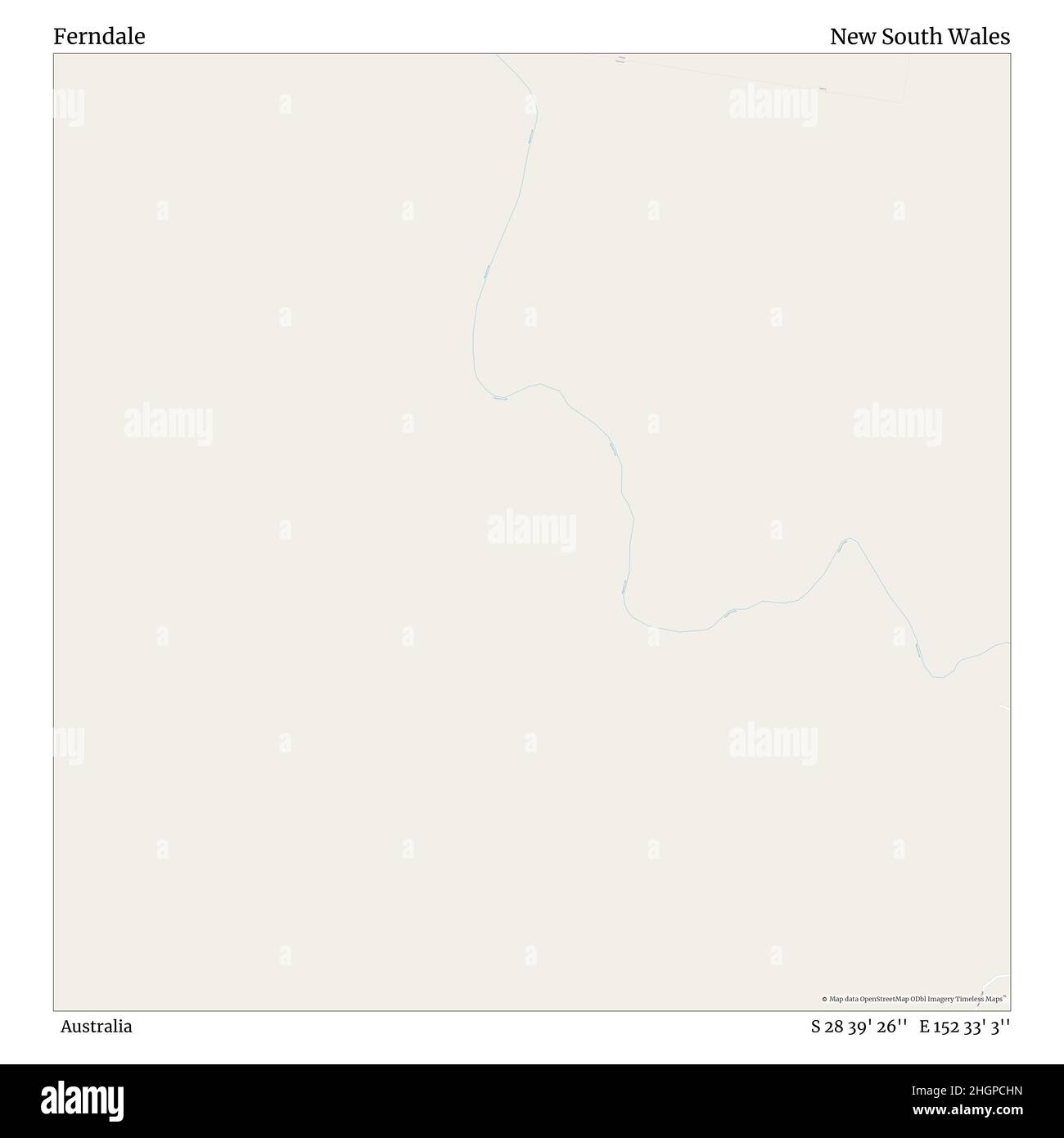 Ferndale, Australia, New South Wales, S 28 39' 26'', E 152 33' 3'', map ...