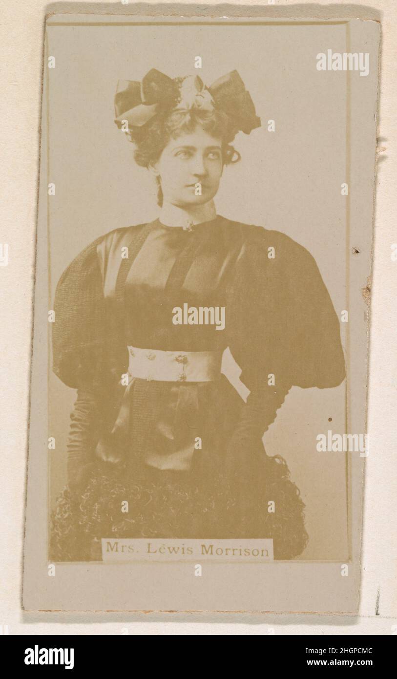 Mrs. Lewis Morrison, from the Actresses series (N245) issued by Kinney ...