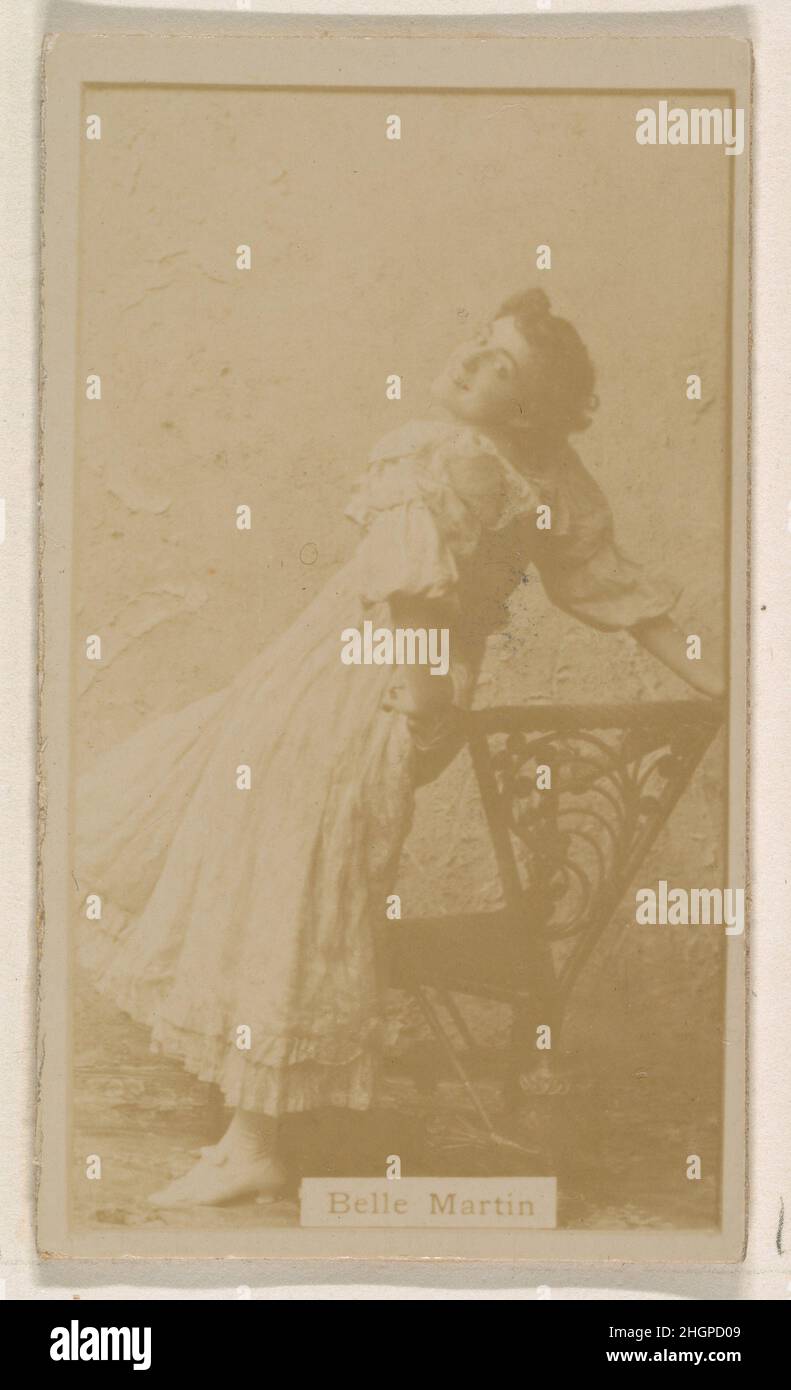 Belle Martin, from the Actresses series (N245) issued by Kinney ...