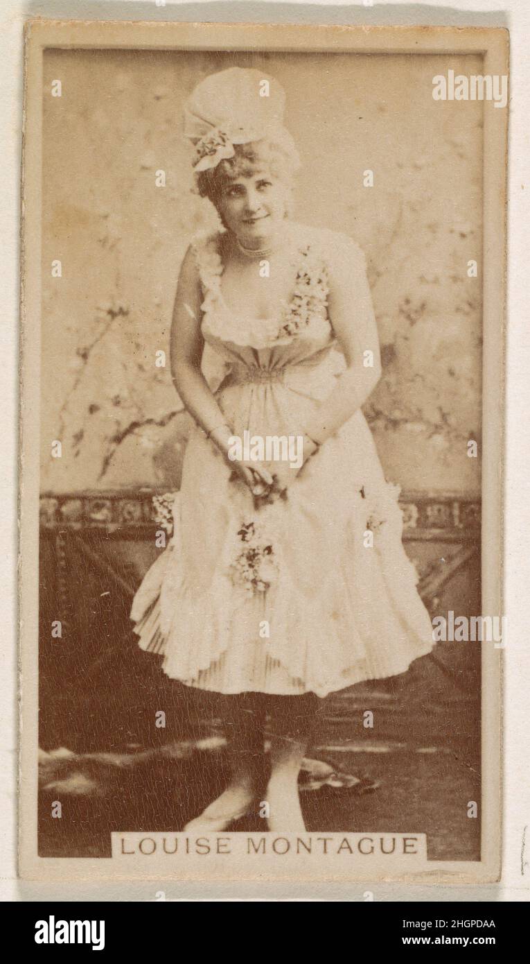 Louise Montague, from the Actresses series (N245) issued by Kinney ...