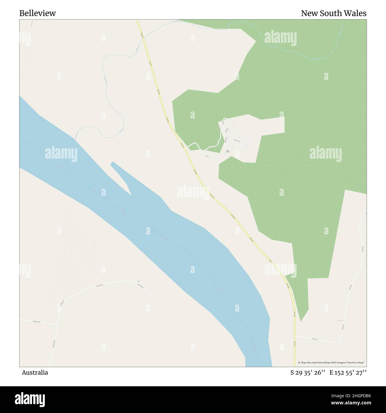 Map of belleview Cut Out Stock Images & Pictures - Alamy