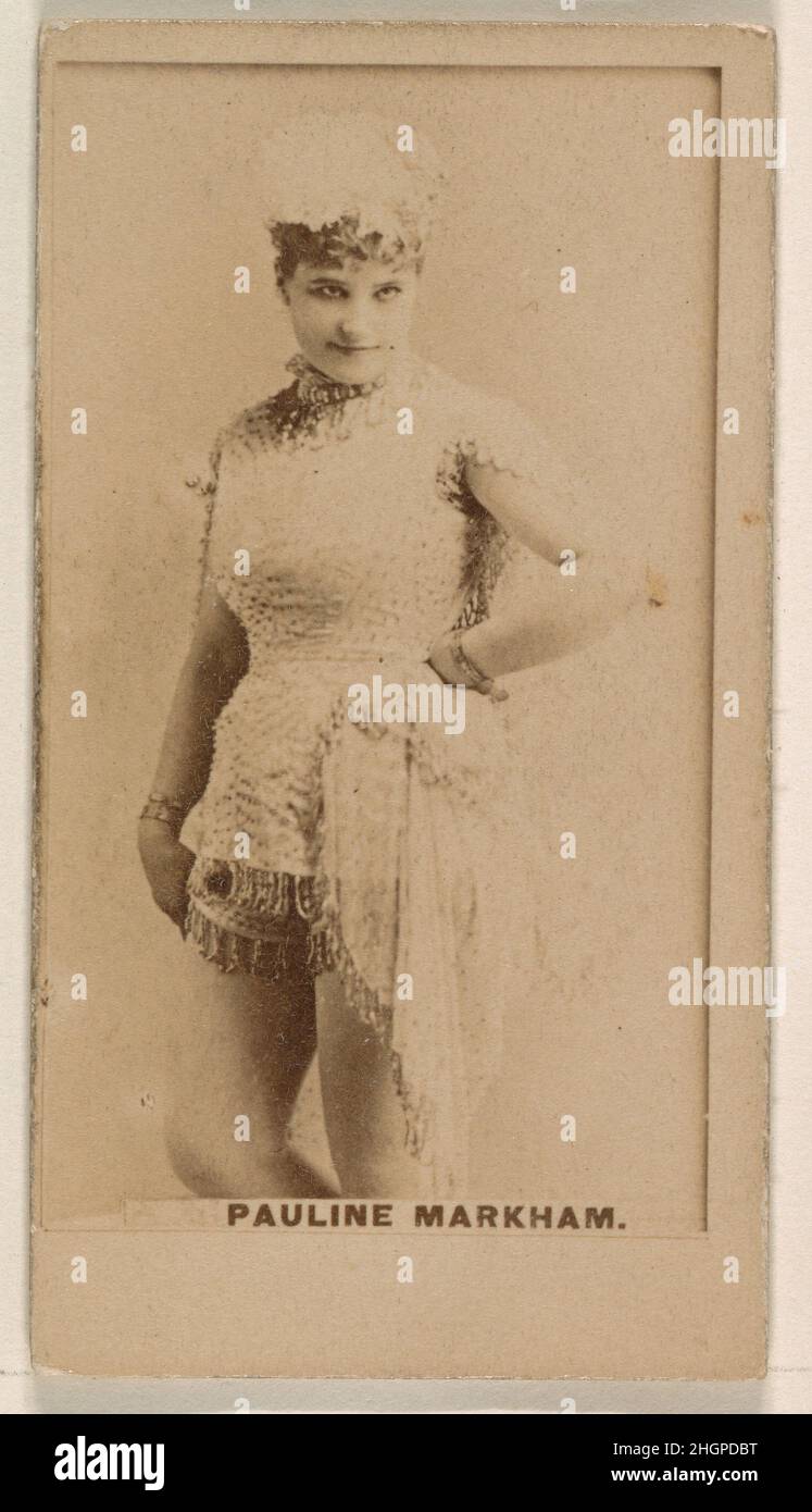 Pauline Markham, from the Actresses series (N245) issued by Kinney ...
