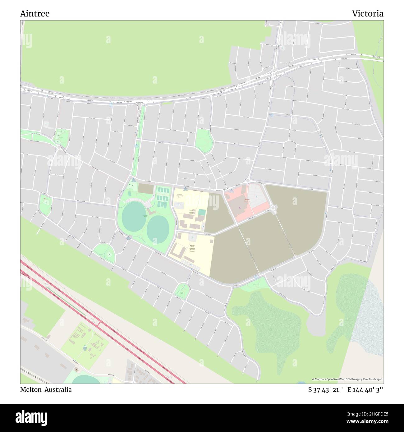 Map of aintree hi-res stock photography and images - Alamy