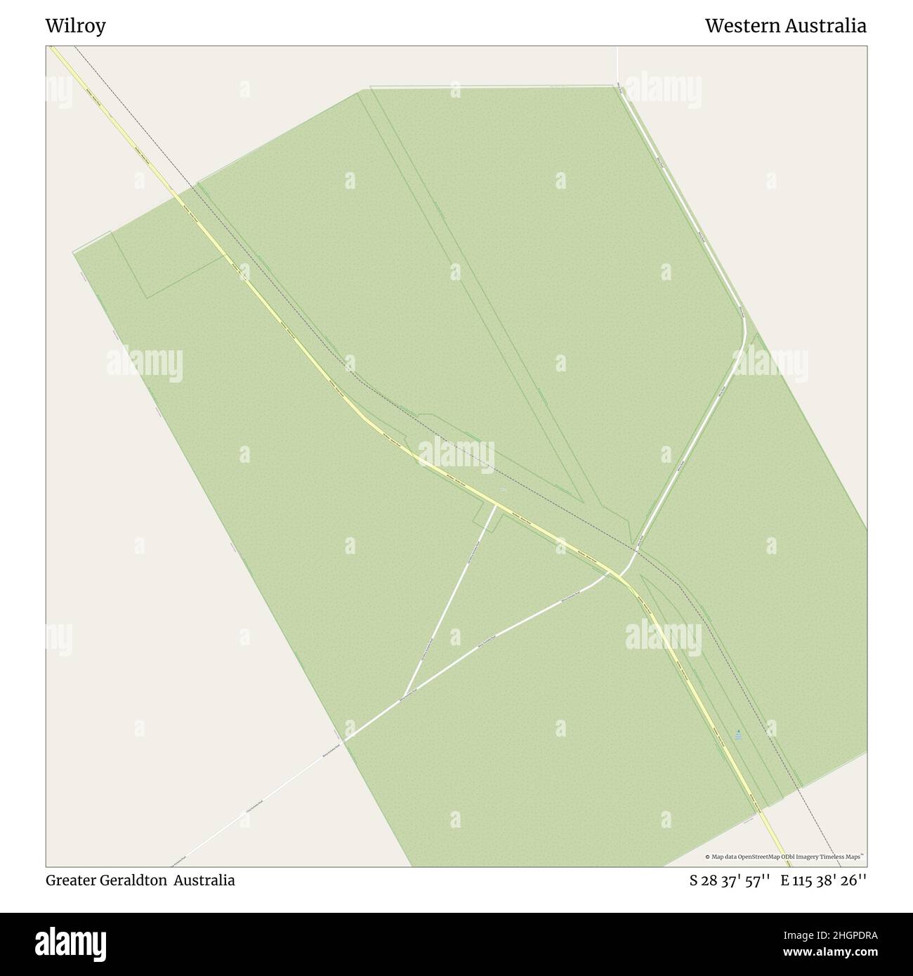 Map of geraldton hi-res stock photography and images - Alamy