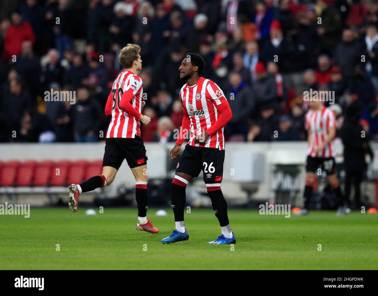 22nd January 2022: Brentford Community Stadium, London, England ...