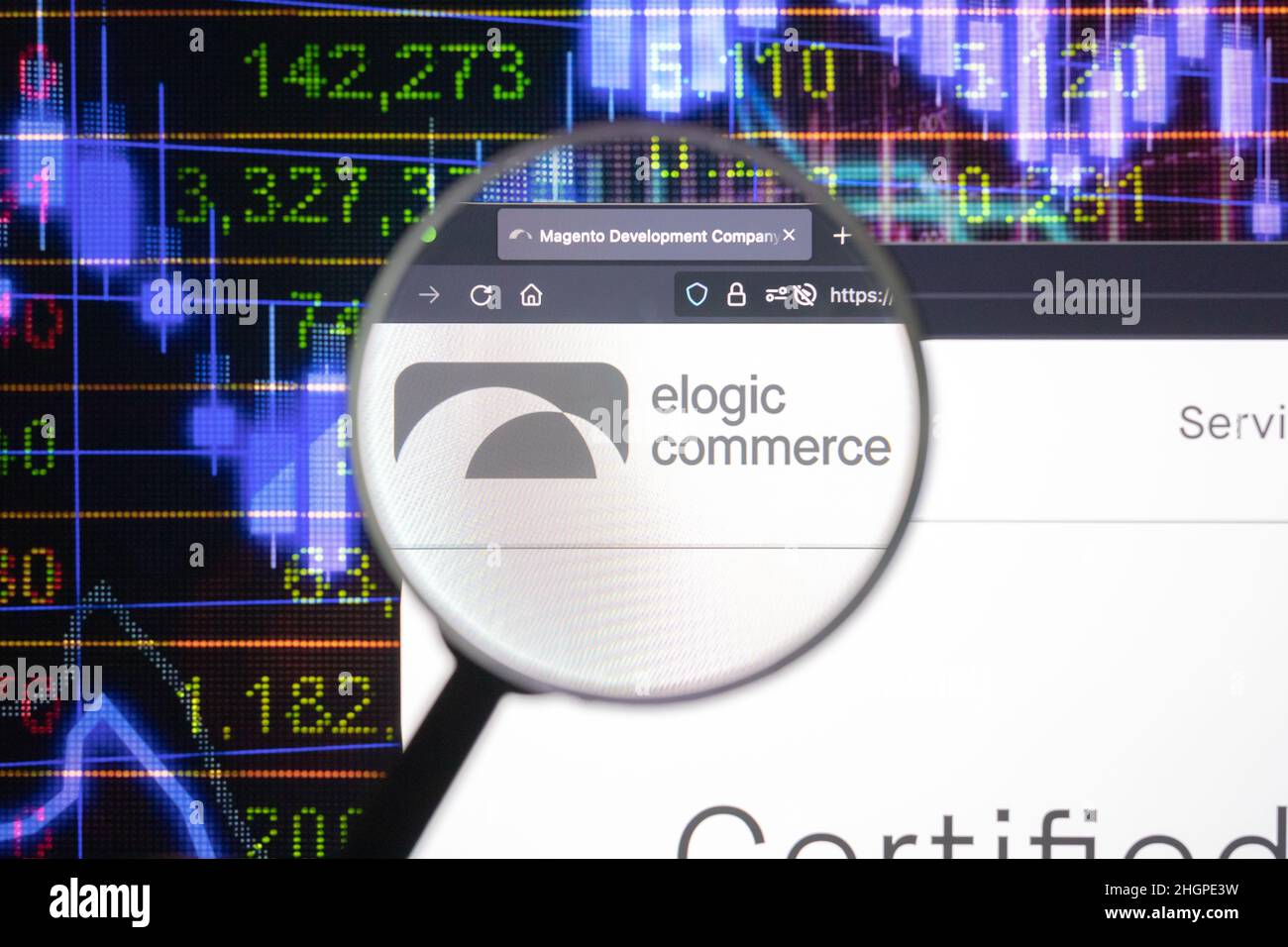 Elogic commerce hi-res stock photography and images - Alamy