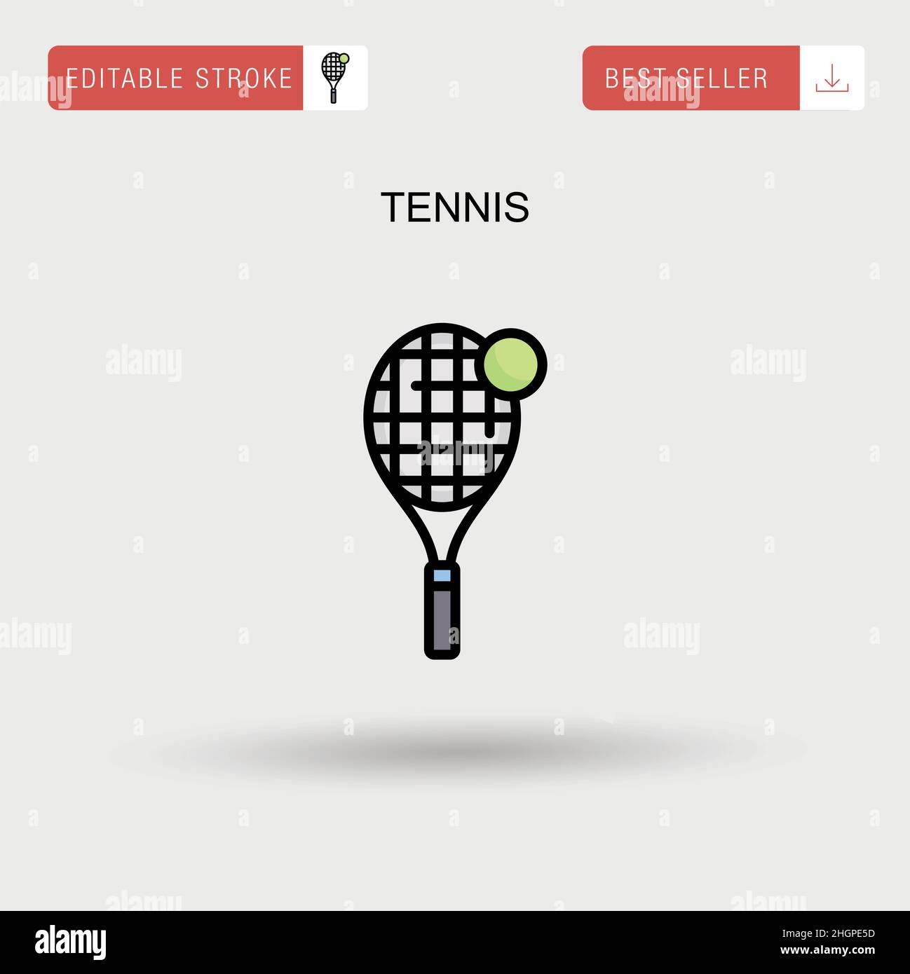 Tennis player serve clay court Stock Vector Images - Alamy