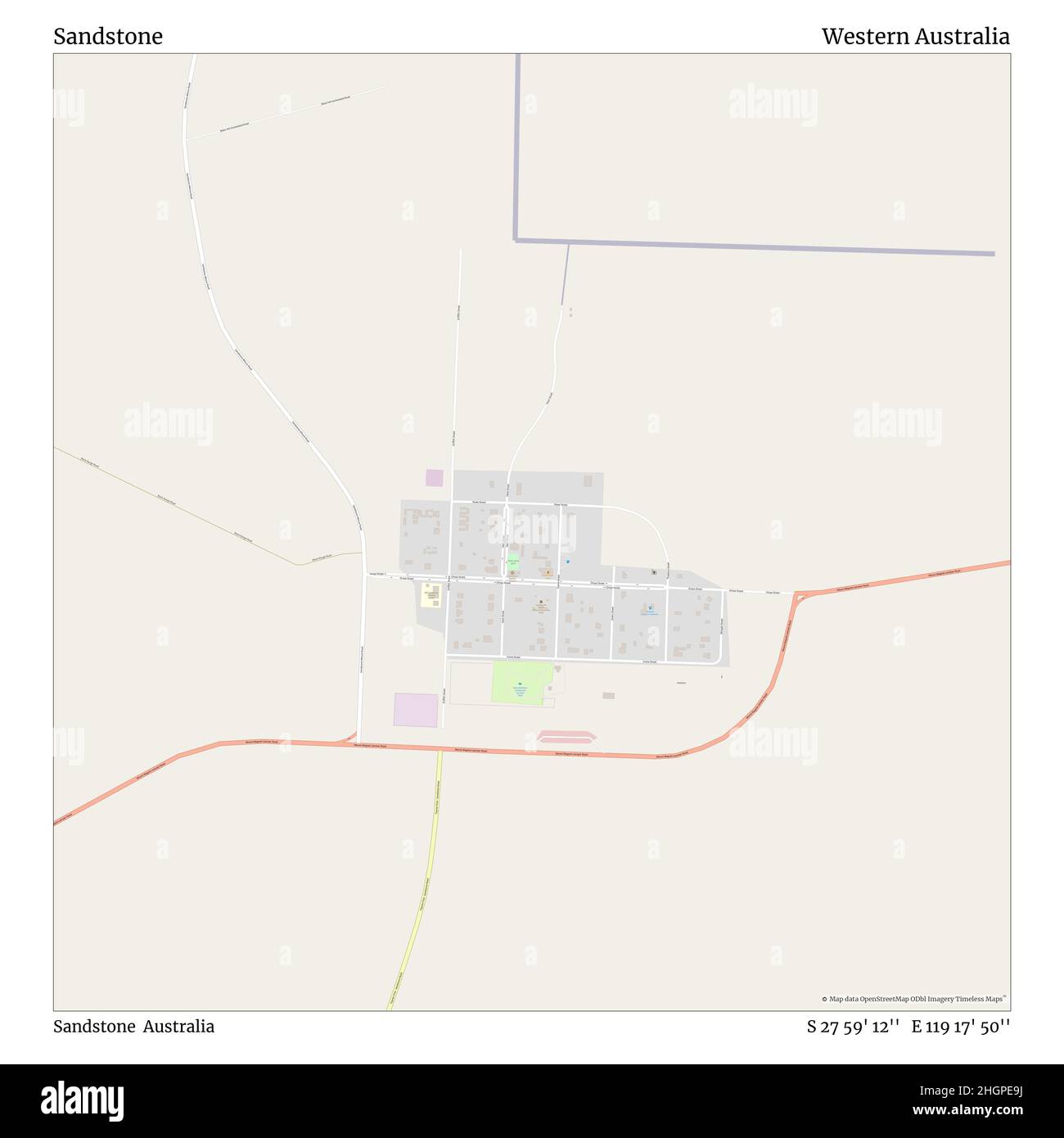 Sandstone, Sandstone, Australia, Western Australia, S 27 59' 12'', E ...