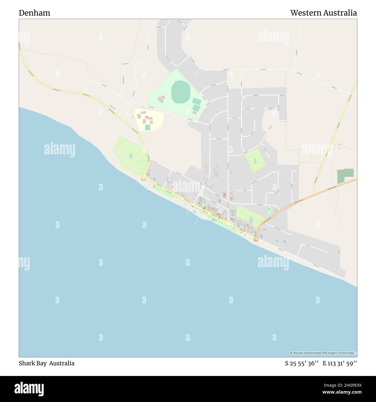Shark bay western australia australia maps hi-res stock photography and ...