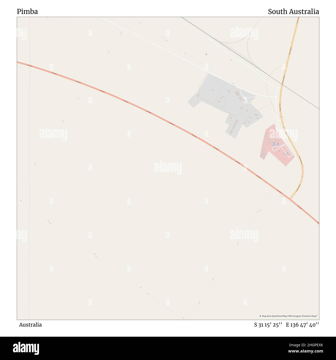 South australia map hi-res stock photography and images - Alamy