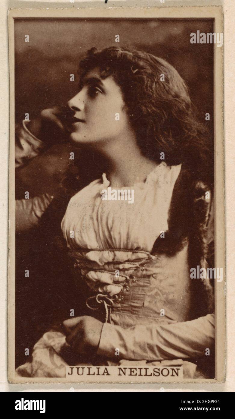 Julia Neilson, from the Actresses series (N245) issued by Kinney ...