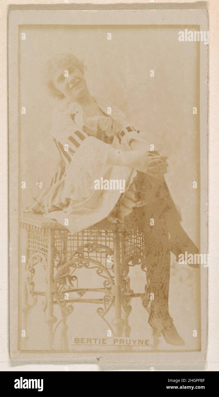 Bertie Pruyne, from the Actresses series (N245) issued by Kinney ...