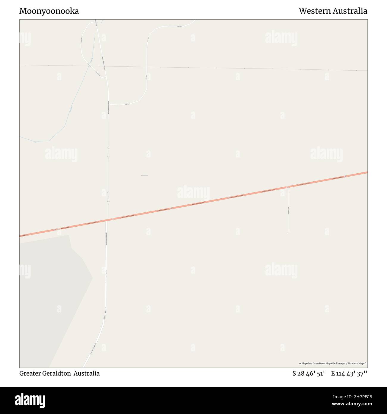 Map of geraldton hi-res stock photography and images - Alamy