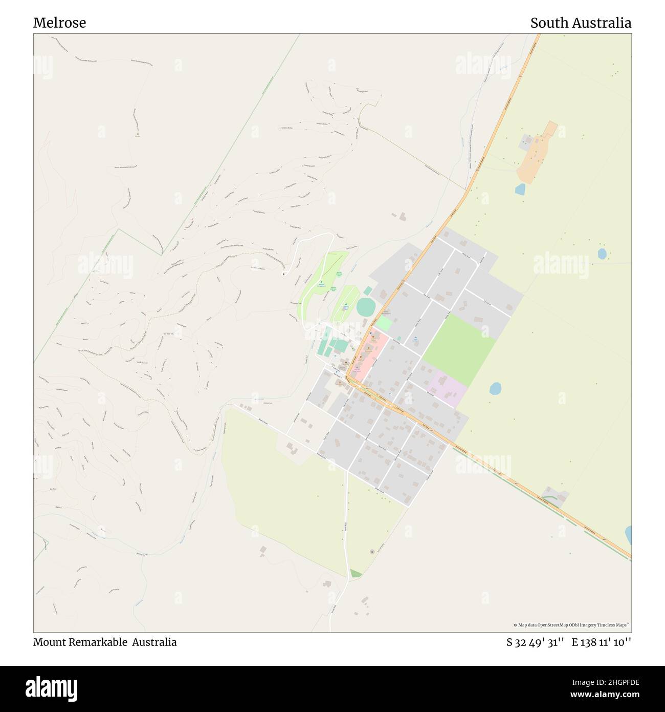 Melrose, Mount Remarkable, Australia, South Australia, S 32 49' 31'', E ...