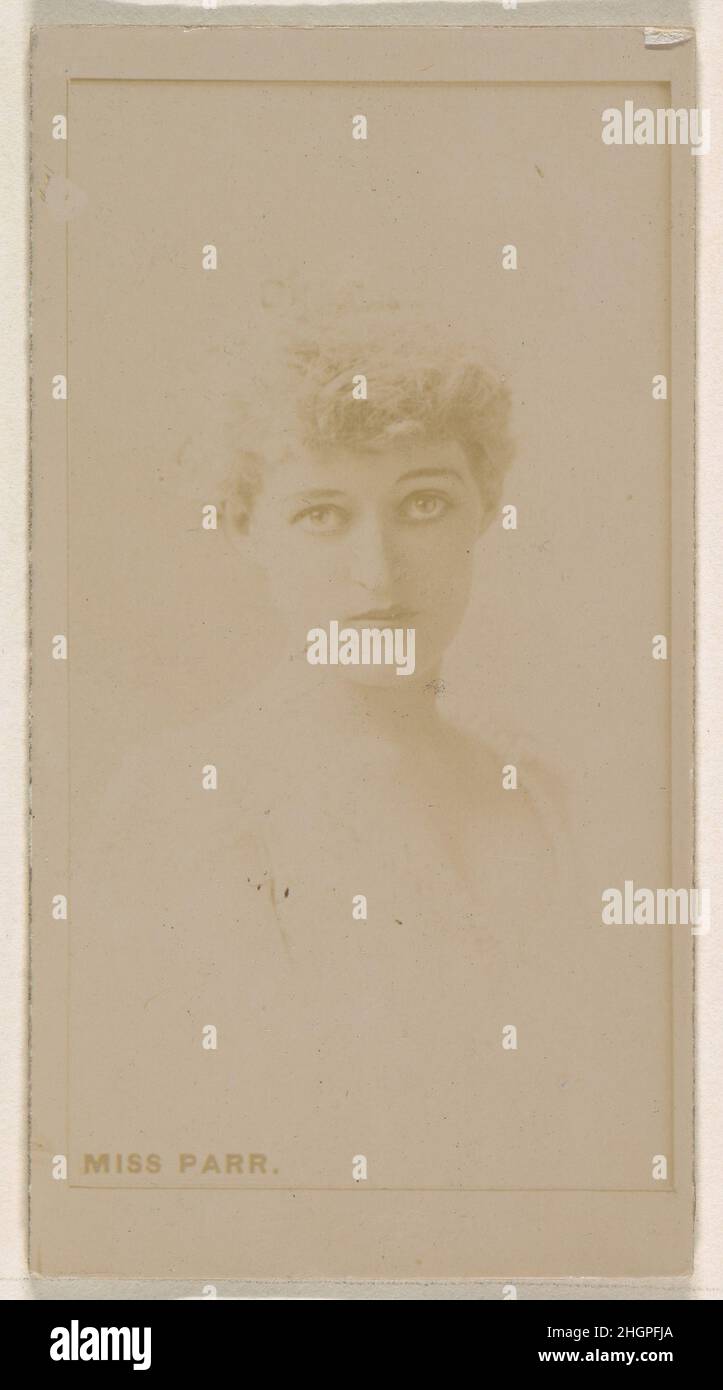 Miss Parr, from the Actresses series (N245) issued by Kinney Brothers ...
