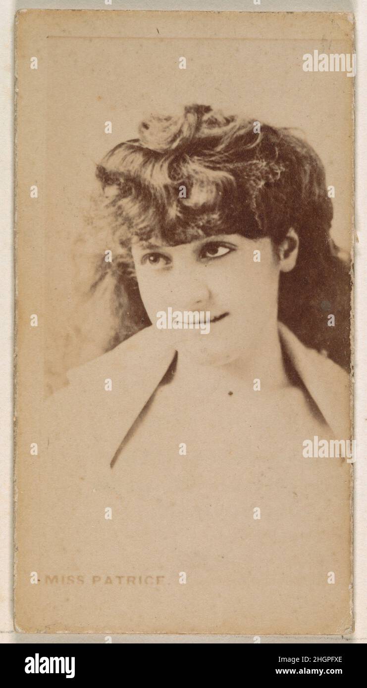 Miss Patrice, from the Actresses series (N245) issued by Kinney ...
