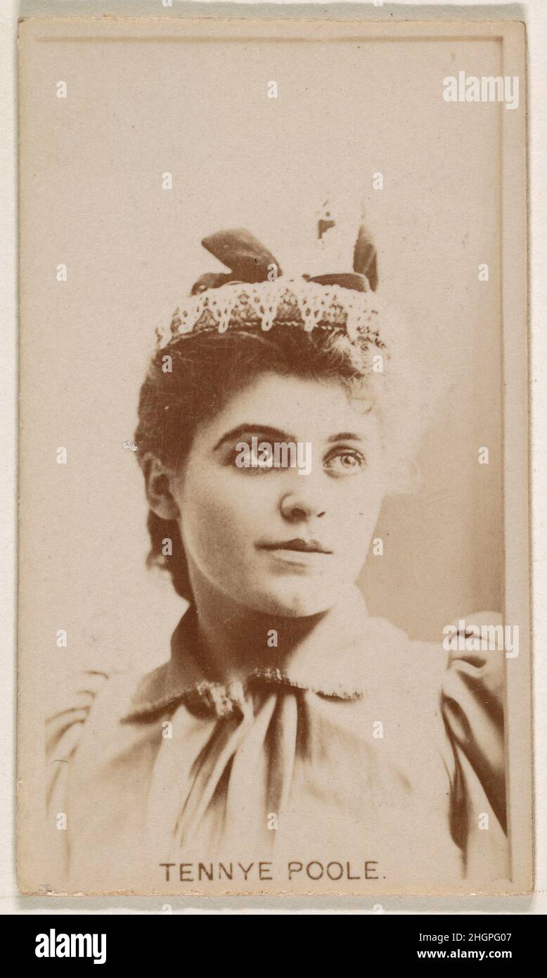 Tennye Poole, from the Actresses series (N245) issued by Kinney ...