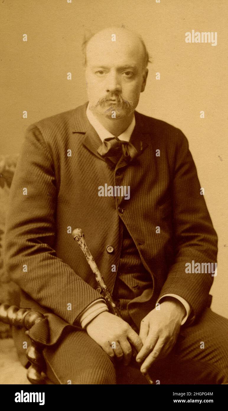 Portrait of Jean Turcan (1846 – 1895) French sculptor Stock Photo - Alamy
