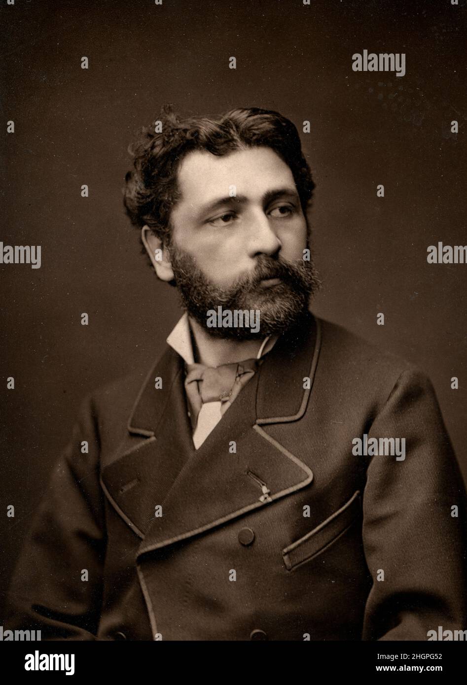 Portrait de Tony Robert-Fleury 1837-1911 peintre francais Stock Photo ...