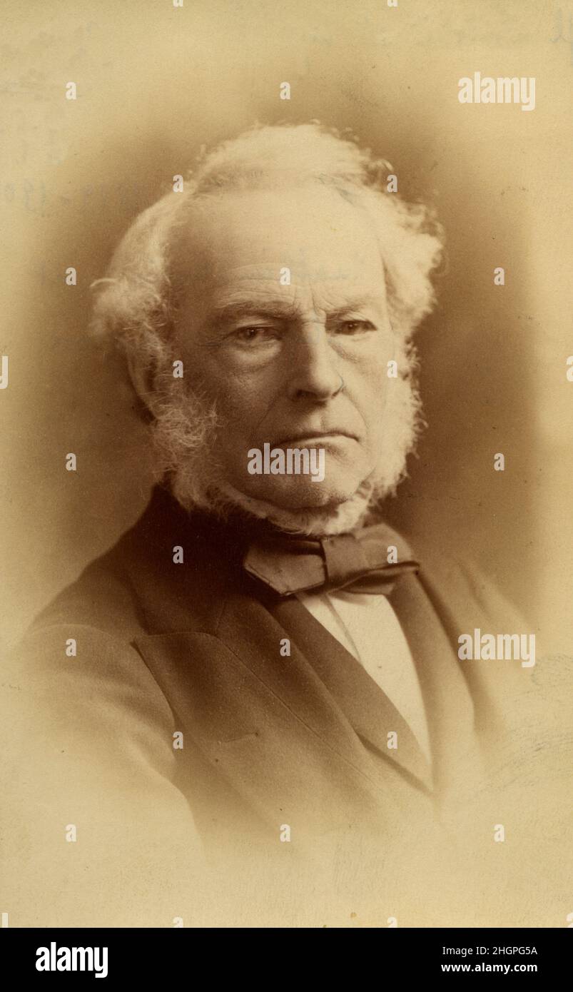 Portrait de George Gabriel Stokes ( 1819 – 1903 ), mathématicien et ...