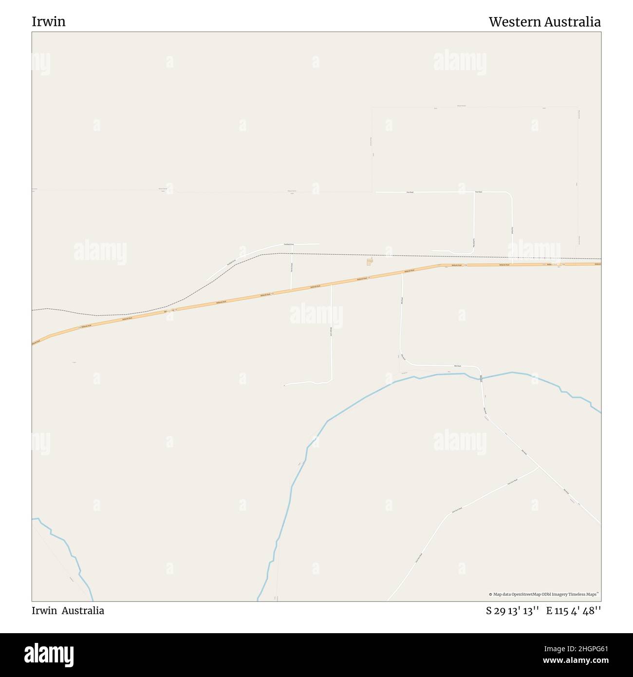 Map of irwin hi-res stock photography and images - Alamy