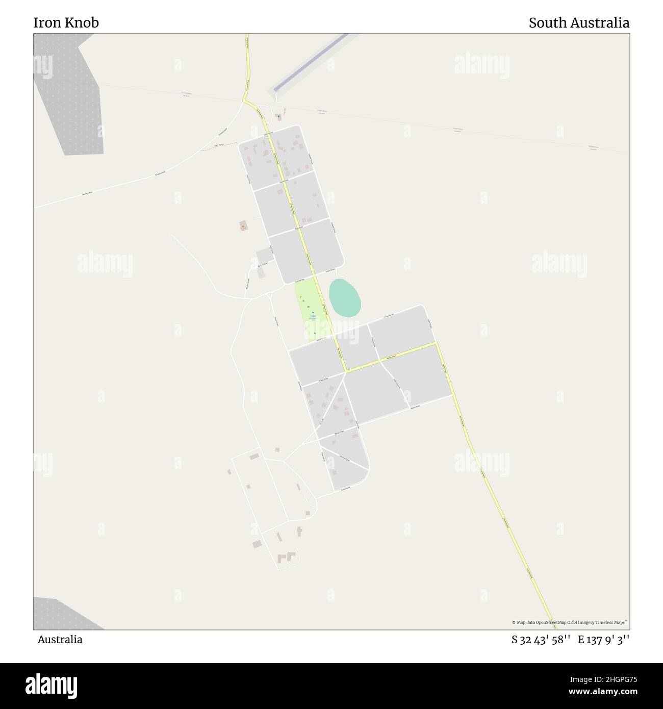 Iron Knob, Australia, South Australia, S 32 43' 58'', E 137 9' 3'', map ...