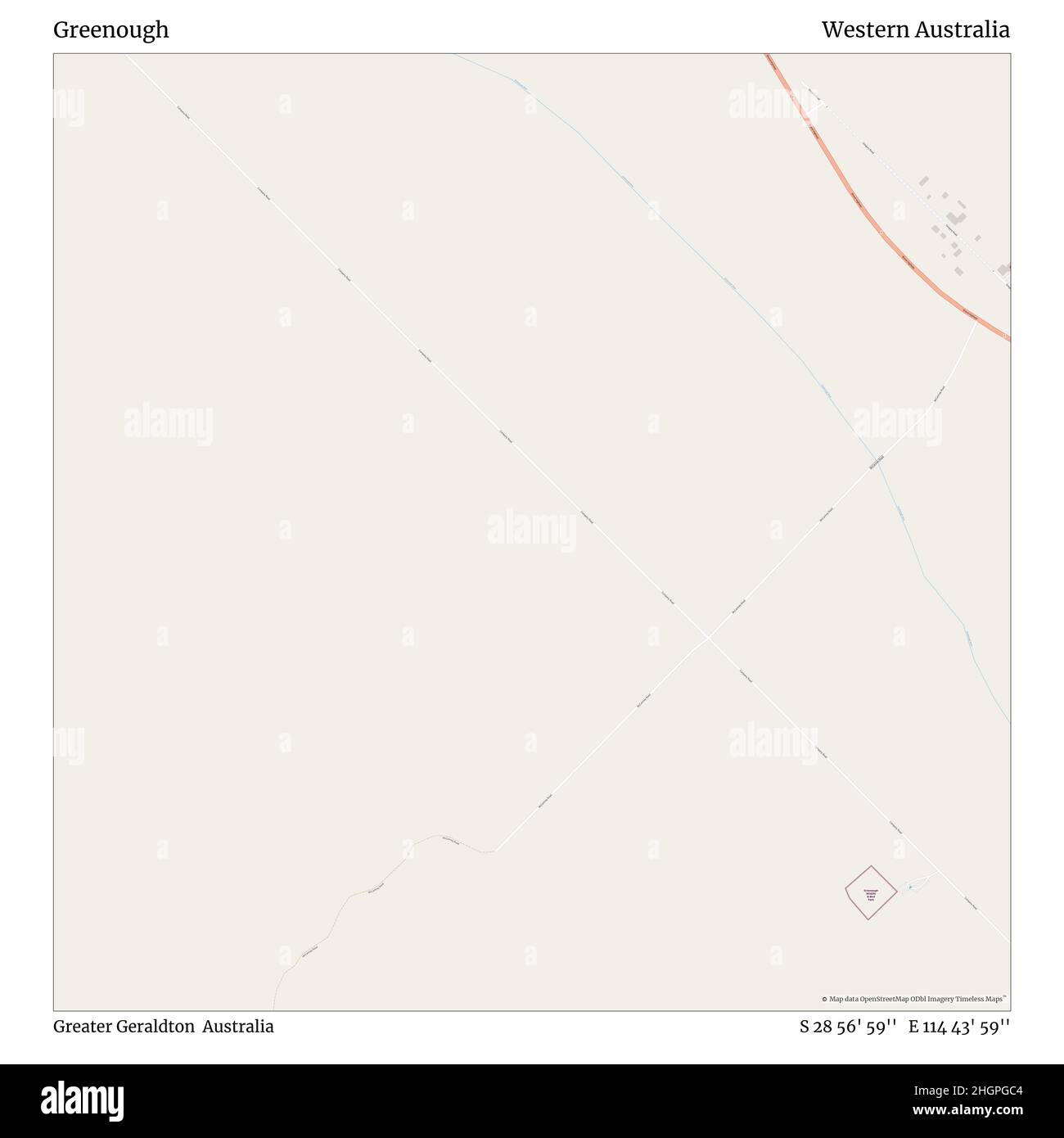 Map of geraldton hi-res stock photography and images - Alamy