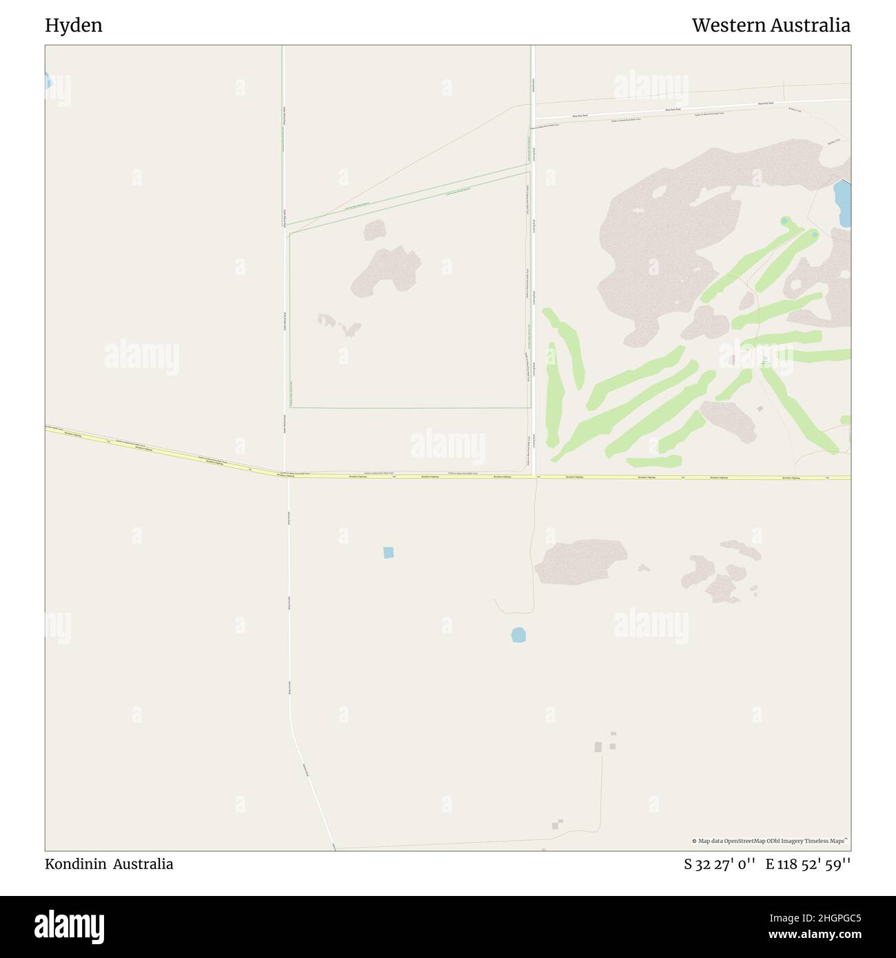 Hyden, Kondinin, Australia, Western Australia, S 32 27' 0'', E 118 52 ...