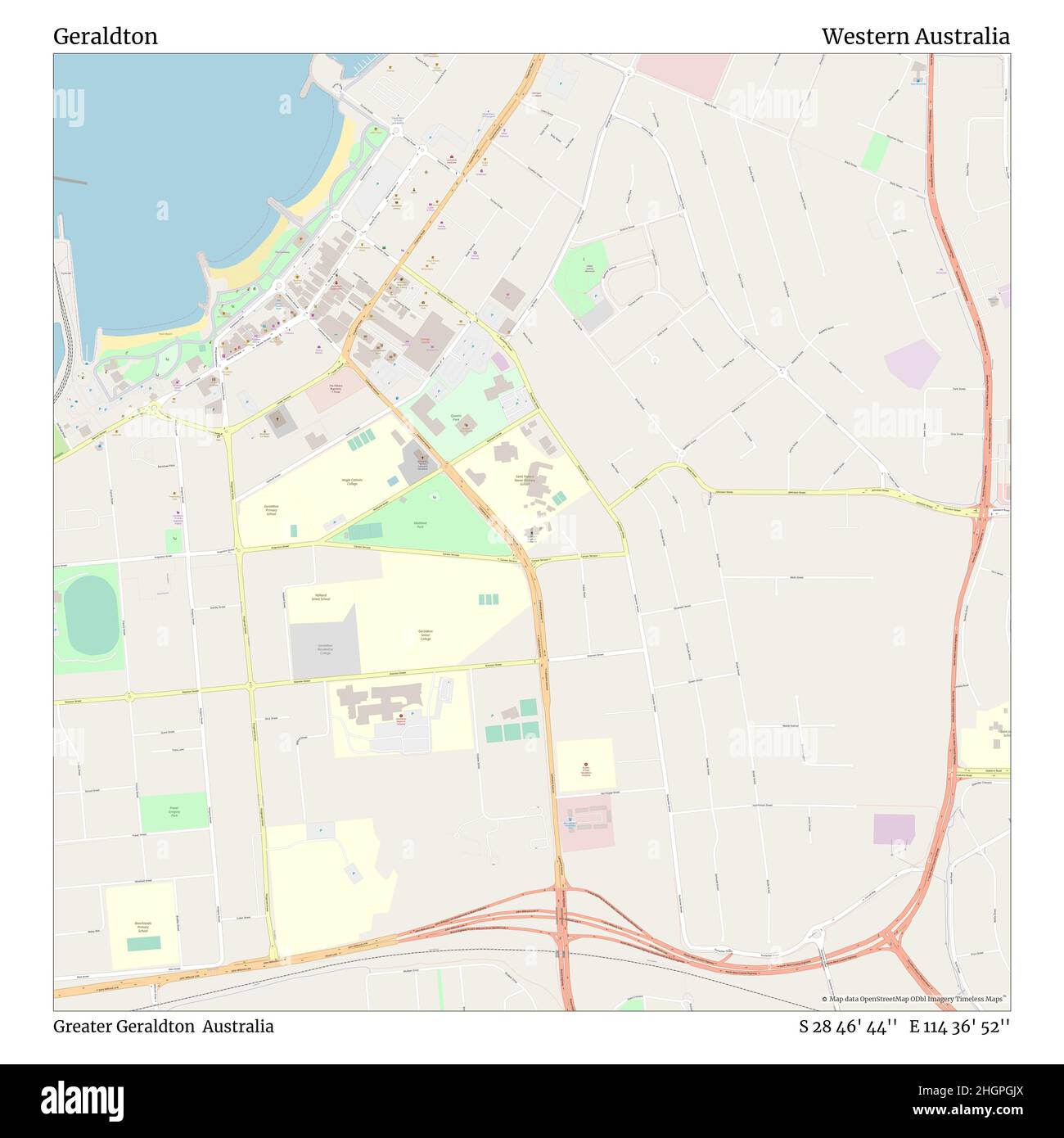 Geraldton western australia australia maps hi-res stock photography and ...