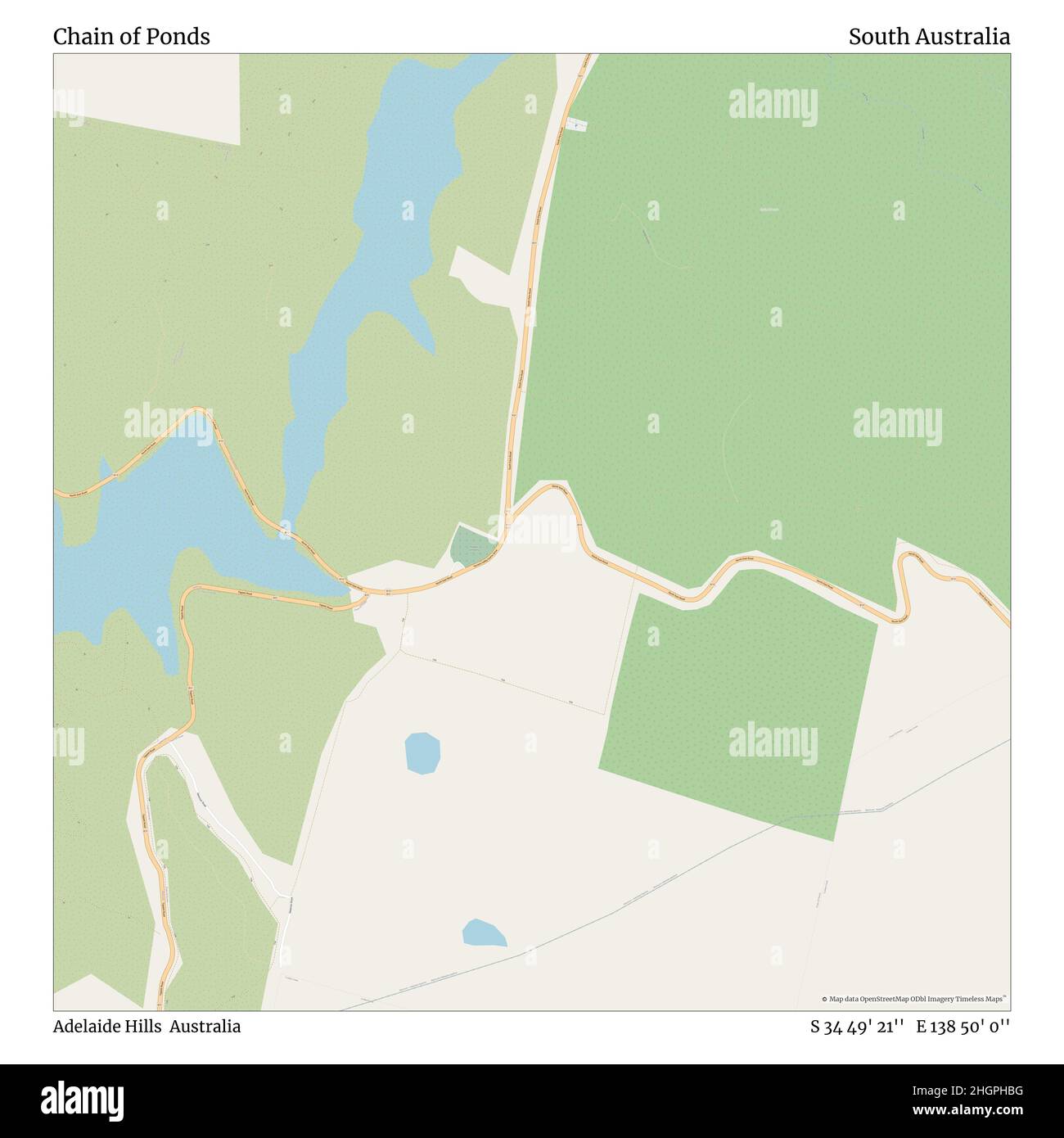 Chain of ponds Cut Out Stock Images & Pictures - Alamy