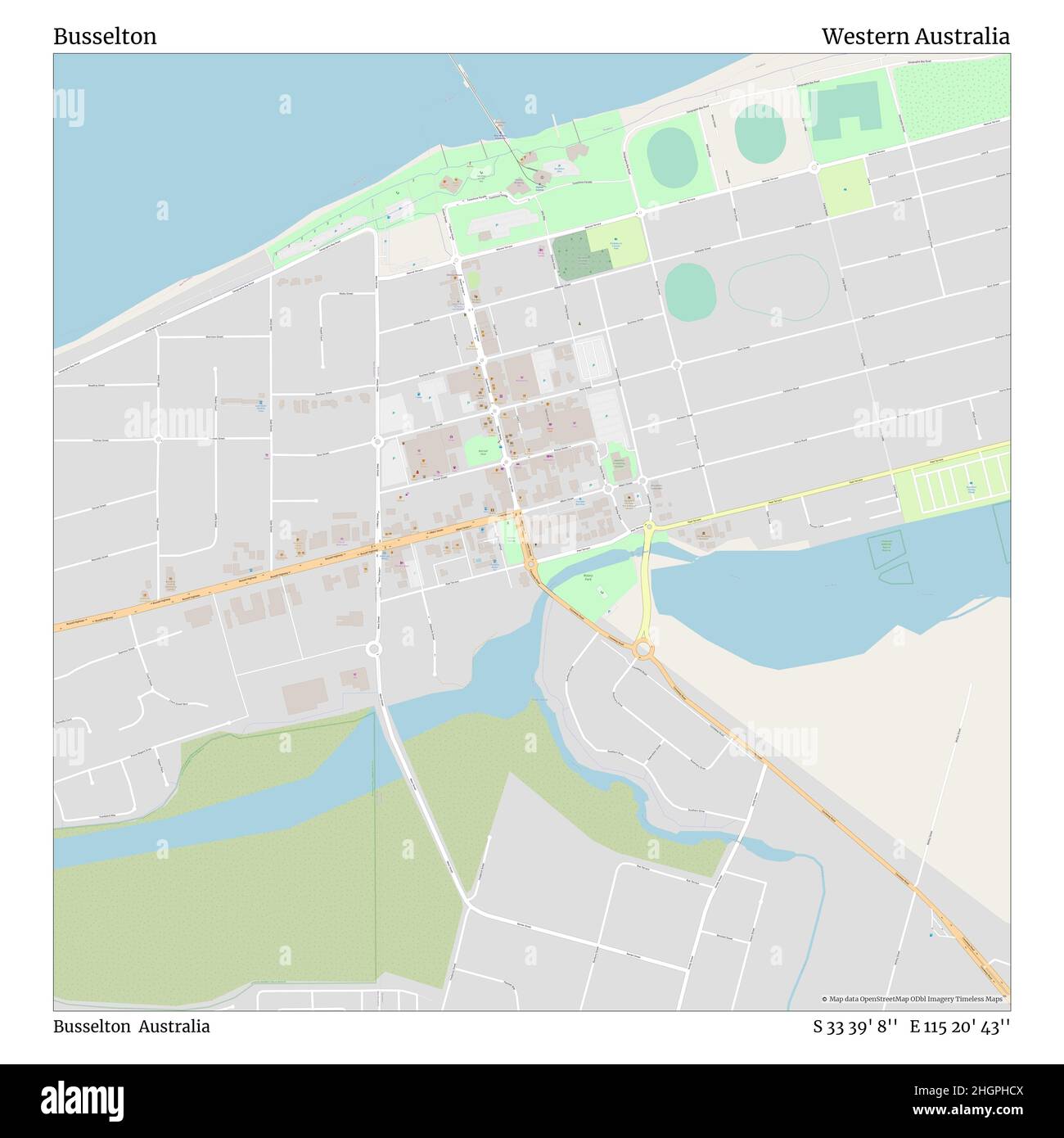 Busselton, Busselton, Australia, Western Australia, S 33 39' 8'', E 115 ...