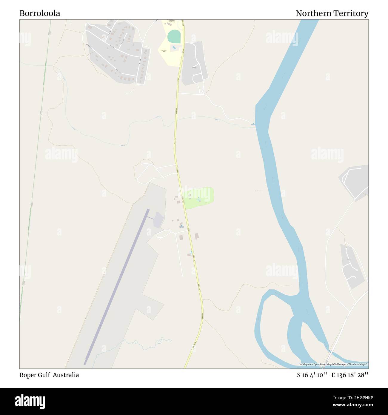 Borroloola, Roper Gulf, Australia, Northern Territory, S 16 4' 10'', E ...