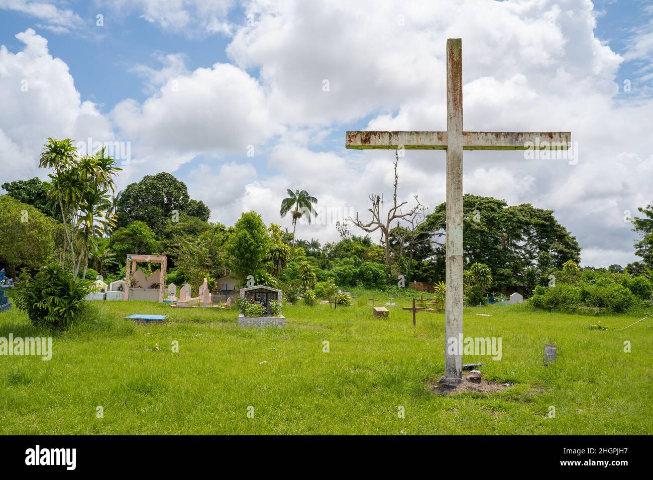 Tabatinga Cemetery, Amazonia, Brazil Stock Photo - Alamy