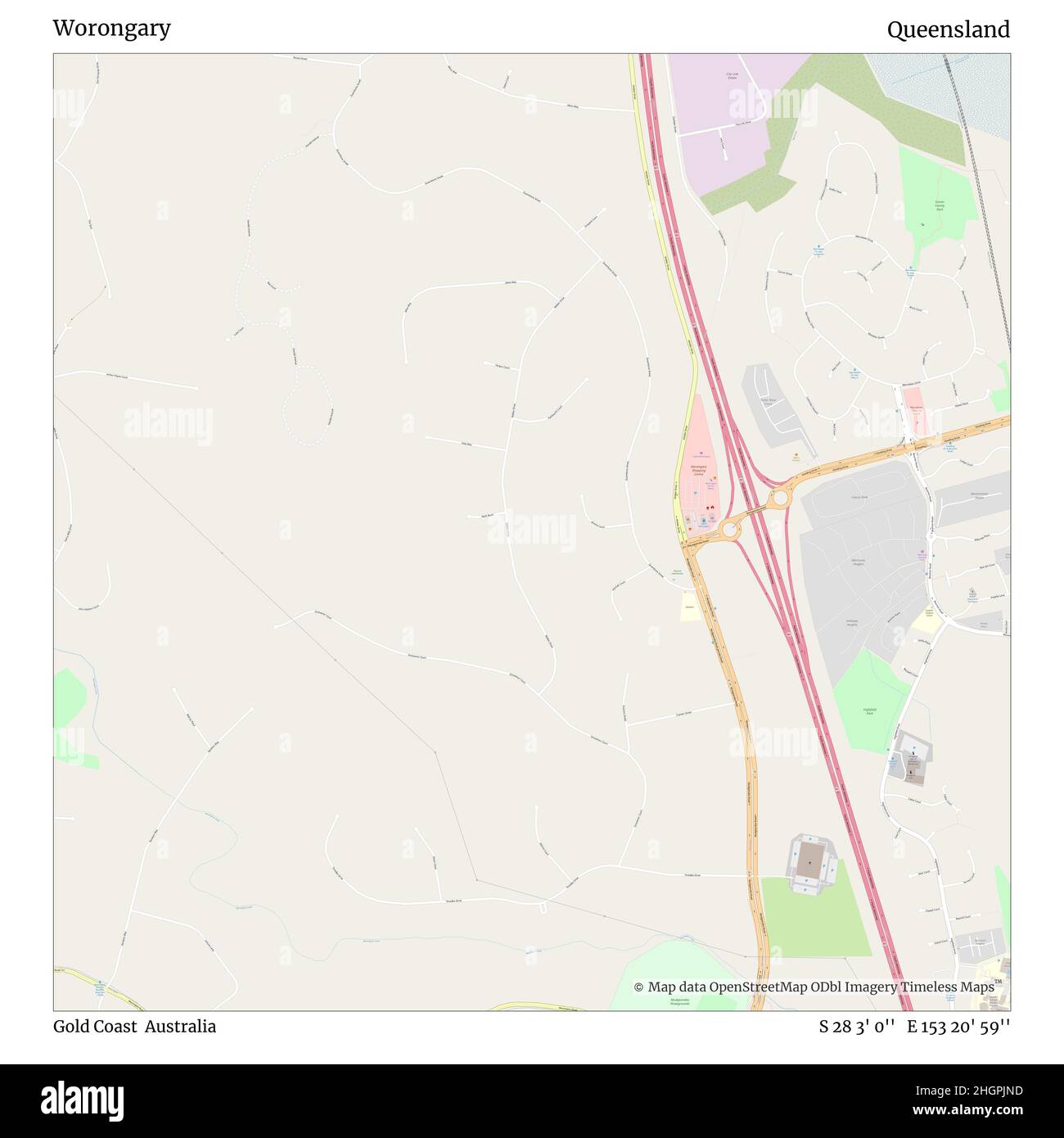 Worongary, Gold Coast, Australia, Queensland, S 28 3' 0'', E 153 20' 59 ...