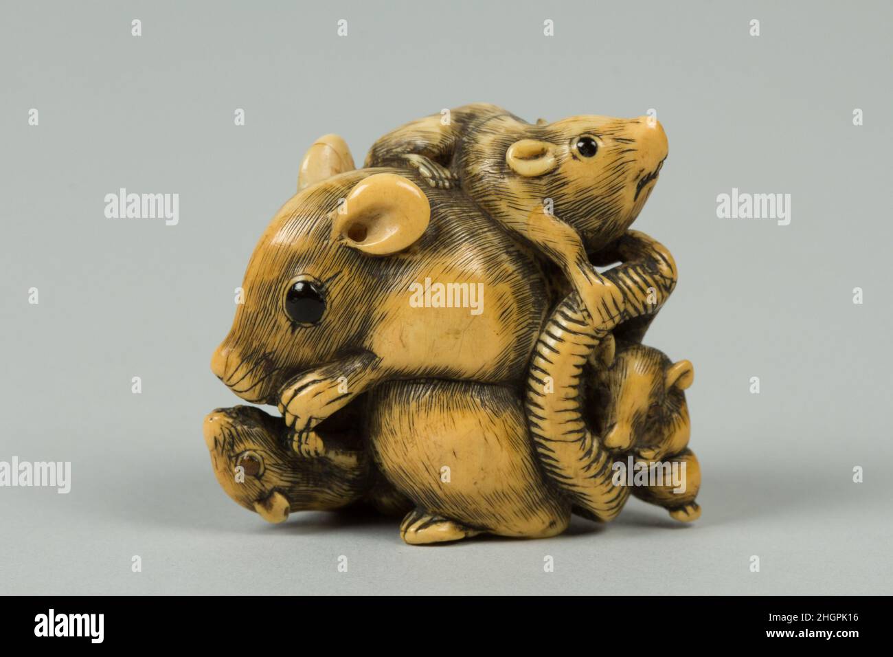 Netsuke of Group of Mice 19th century Japan. Netsuke of Group of Mice ...