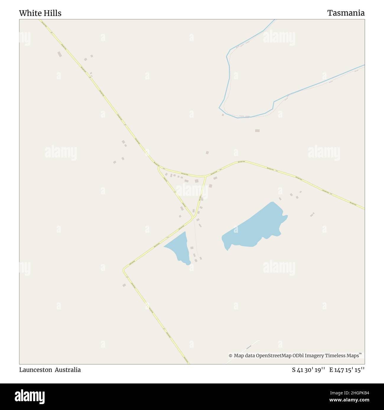 Launceston map Cut Out Stock Images & Pictures - Alamy