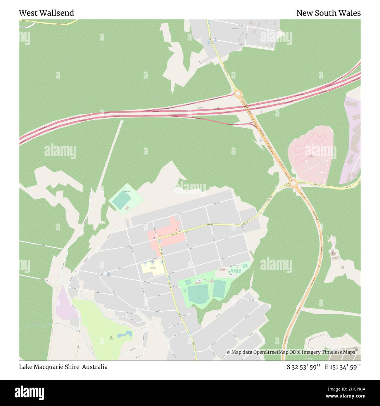 West Wallsend, Lake Macquarie Shire, Australia, New South Wales, S 32 ...
