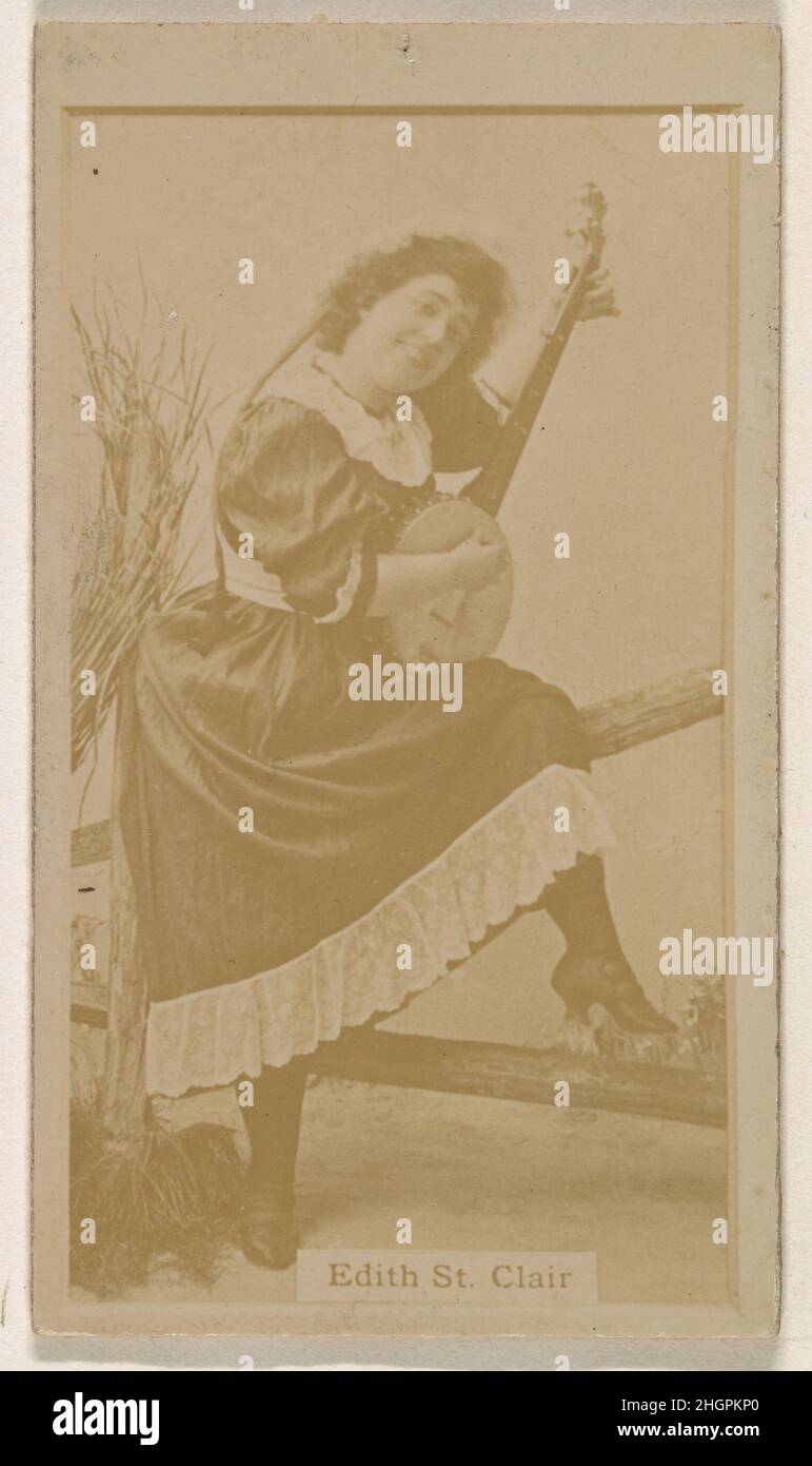 Edith St. Clair, from the Actresses series (N245) issued by Kinney ...