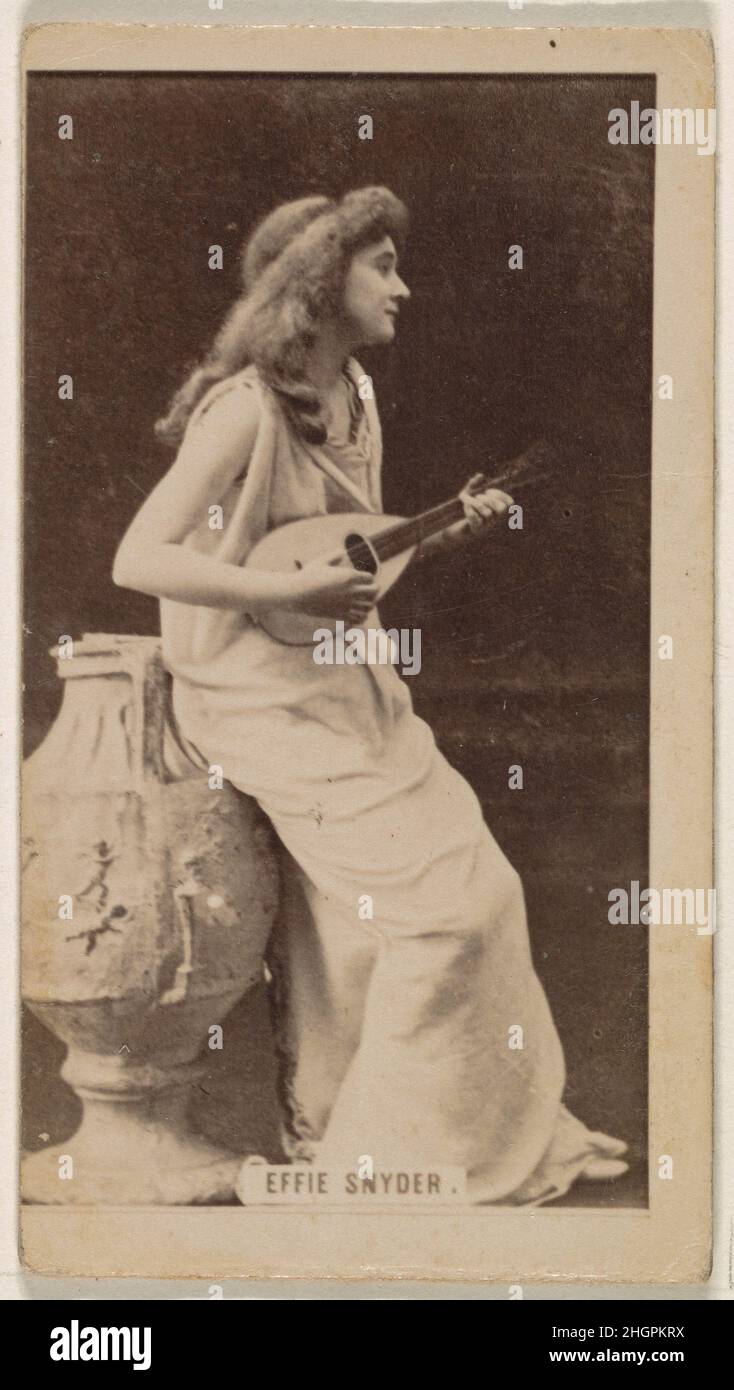 Effie Snyder, from the Actresses series (N245) issued by Kinney ...