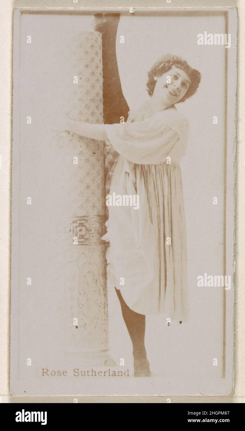 Miss Rose Sutherland, from the Actresses series (N245) issued by Kinney ...