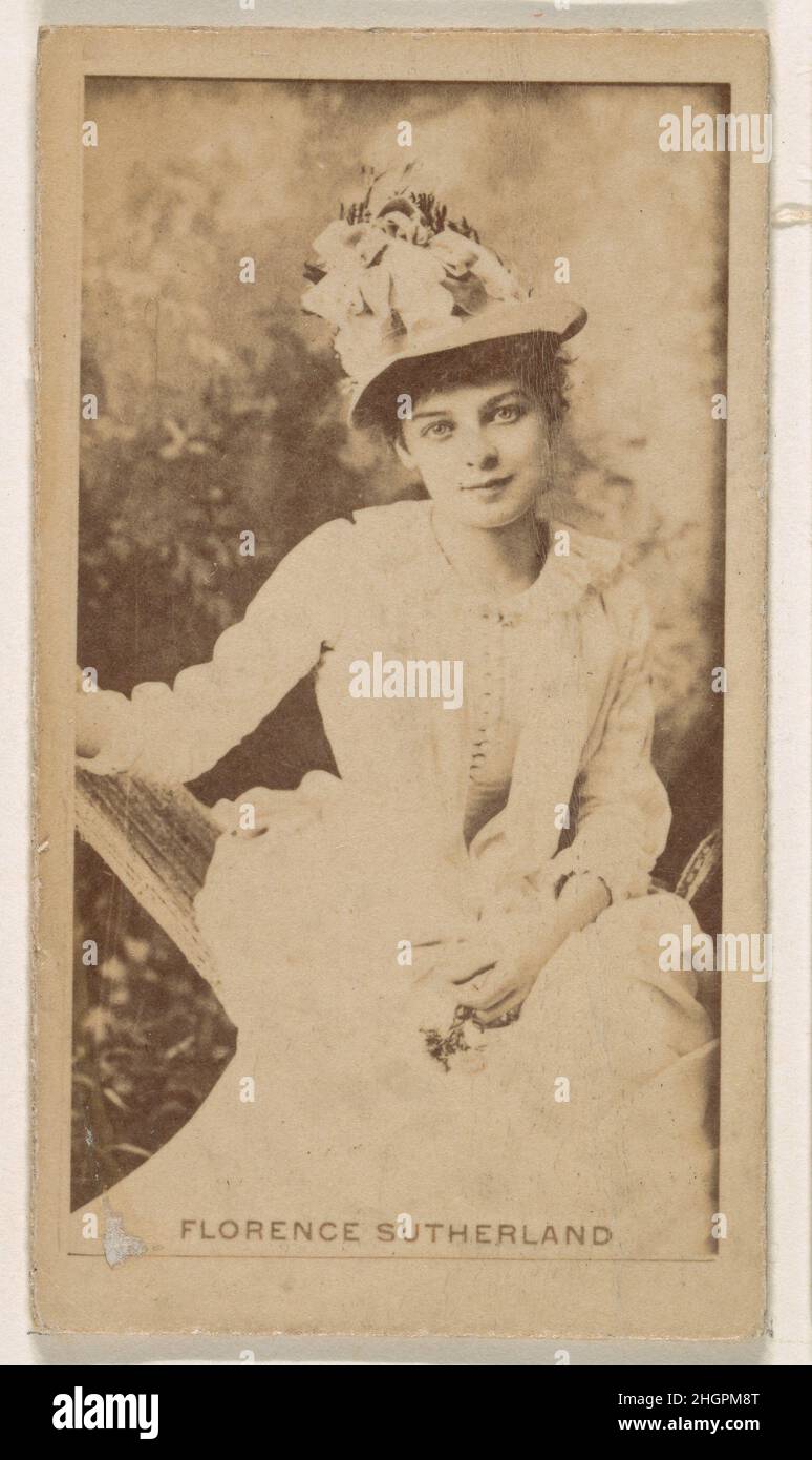 Miss Florence Sutherland, from the Actresses series (N245) issued by ...