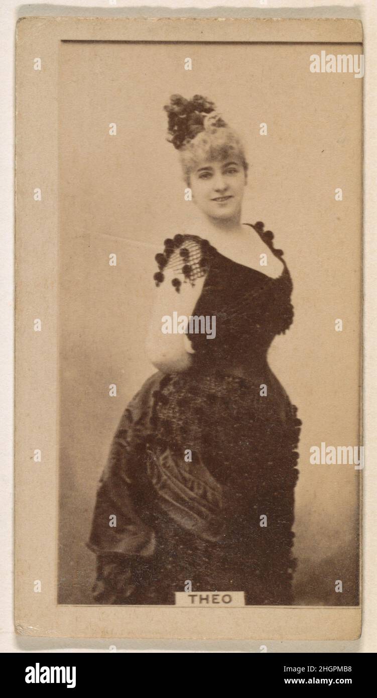 Miss Theo, from the Actresses series (N245) issued by Kinney Brothers ...