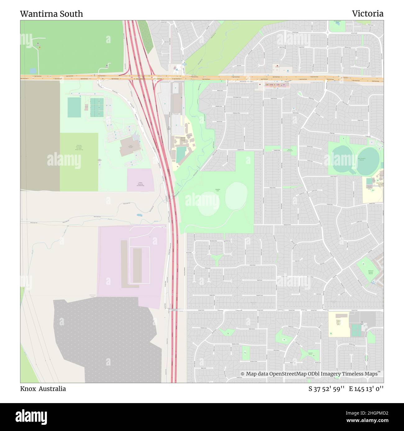 Map of knox city hi-res stock photography and images - Alamy