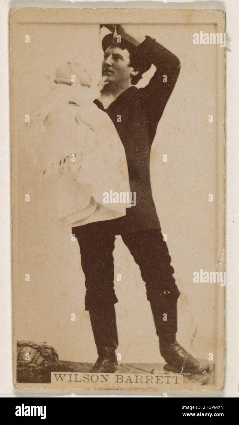Wilson Barrett, from the Actresses series (N245) issued by Kinney ...