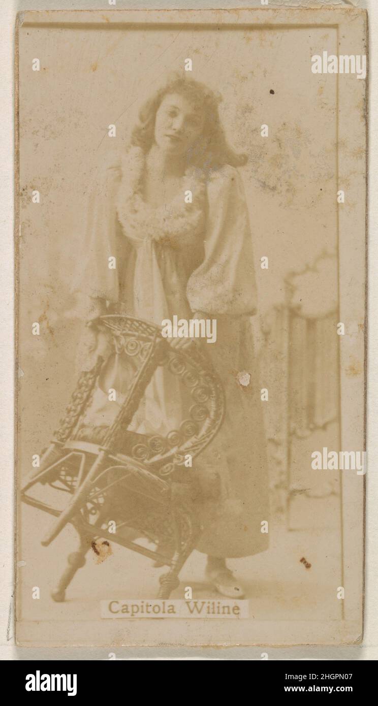 Capitola Wiline, from the Actresses series (N245) issued by Kinney ...