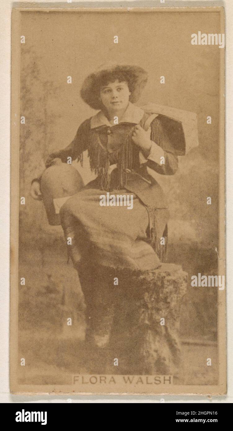 Flora Walsh, from the Actresses series (N245) issued by Kinney Brothers ...