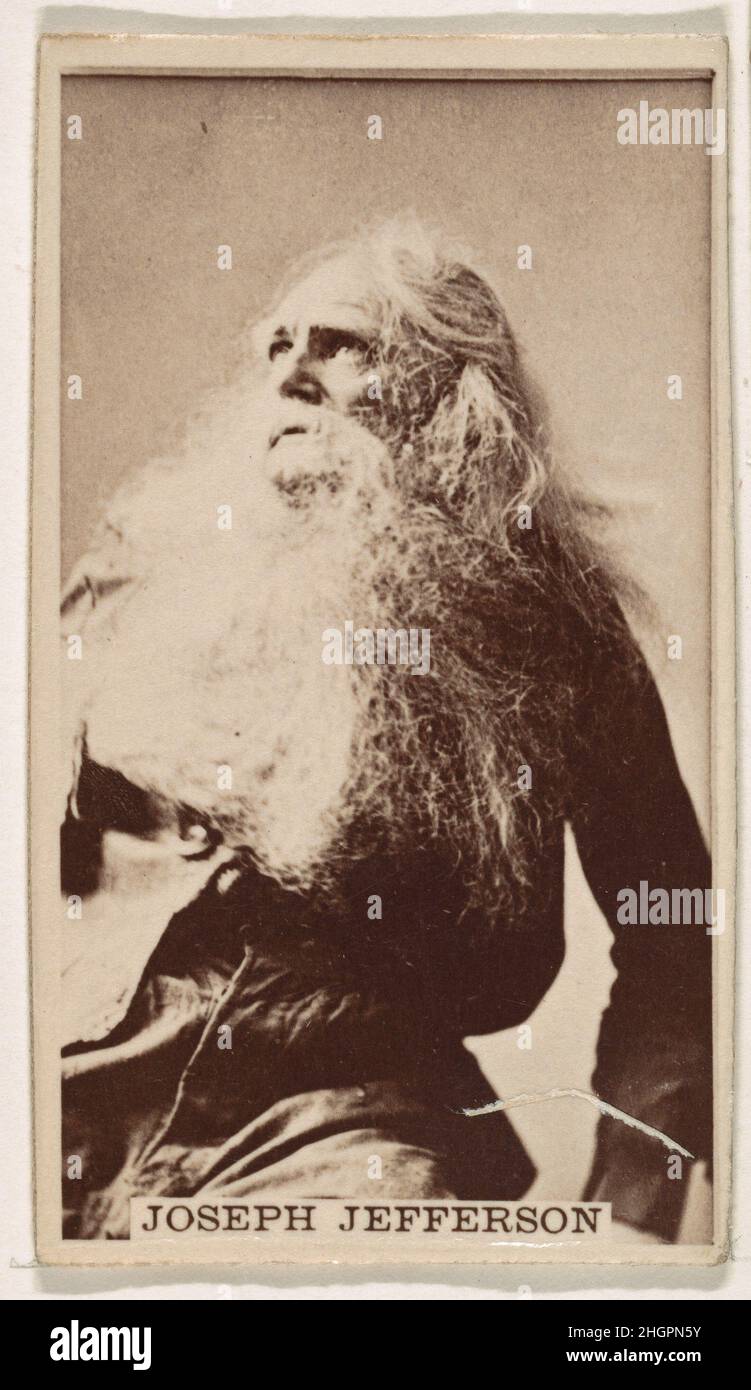 Joseph Jefferson, from the Actresses series (N245) issued by Kinney ...