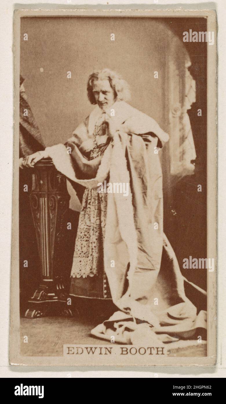 Edwin Booth, from the Actresses series (N245) issued by Kinney Brothers ...